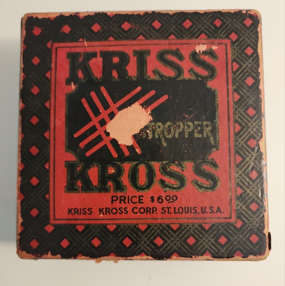 Vintage Kriss Kross Stropper Razor Blade Sharpener Wi… - Gem